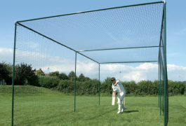 Socketed Steel Cricket Cage With Net - Custom Size | Buy Direct